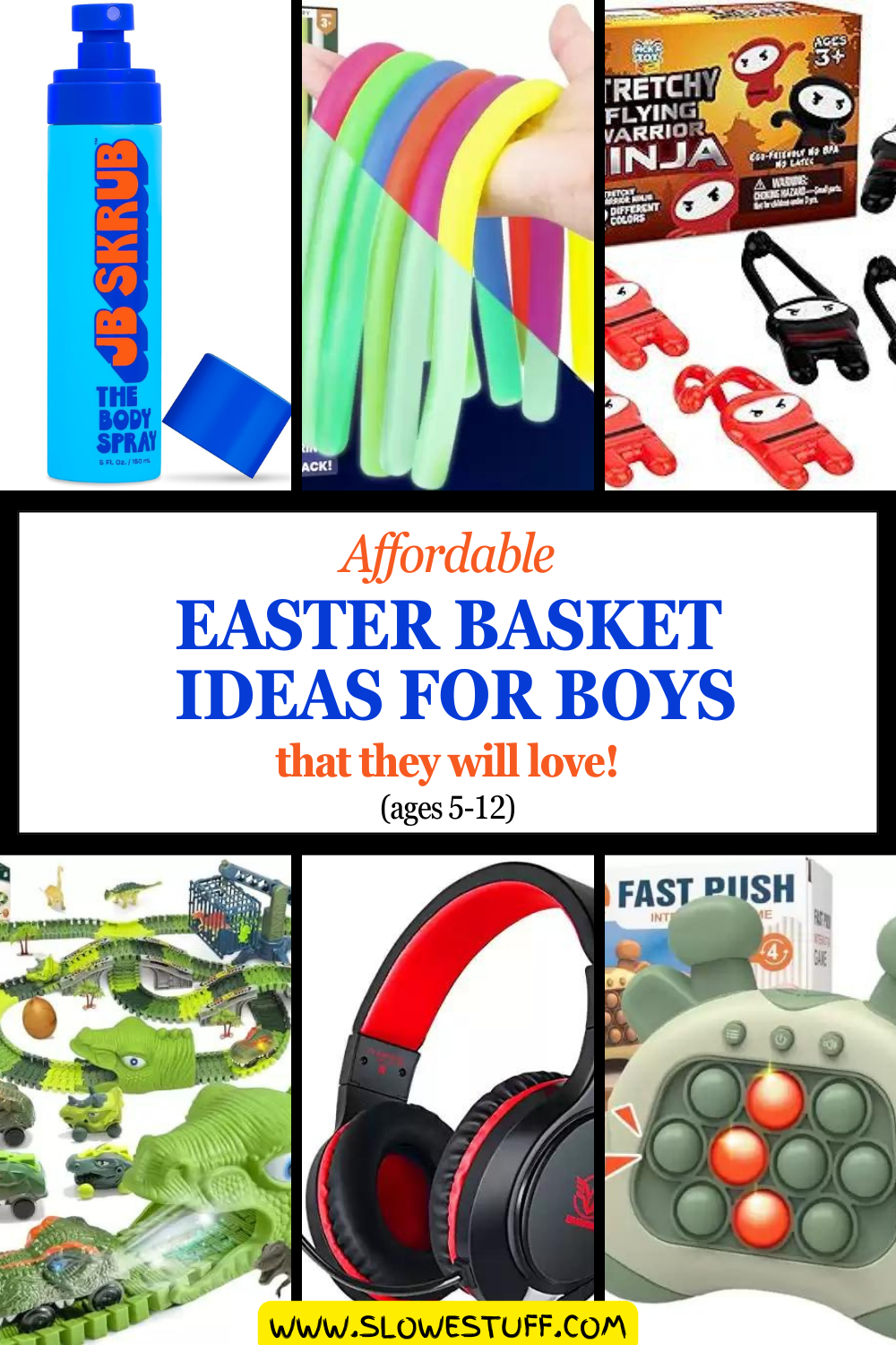 25 Great & Affordable Easter Basket Ideas For Boys - The Slowestuff Blog