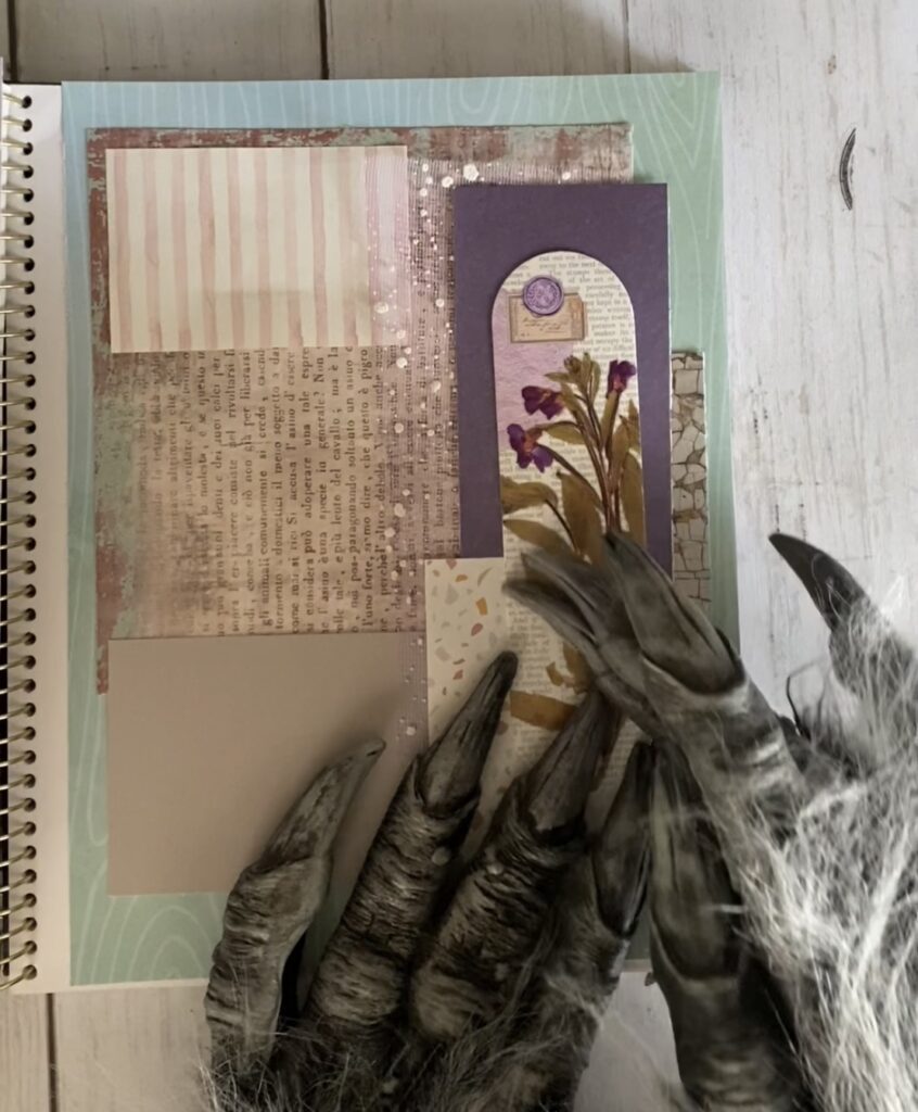 Purple Inspired Scrapbook Themes - The Slowestuff Blog