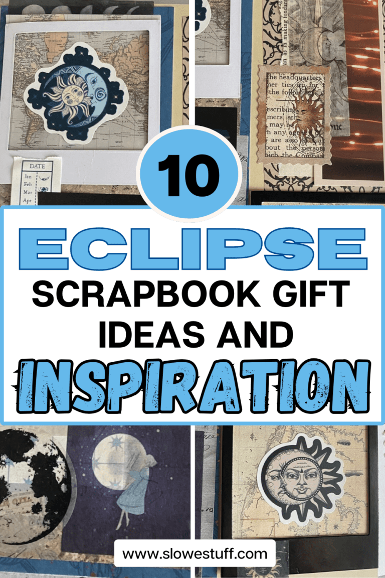 Eclipse Inspired Scrapbook Gift Ideas - The Slowestuff Blog