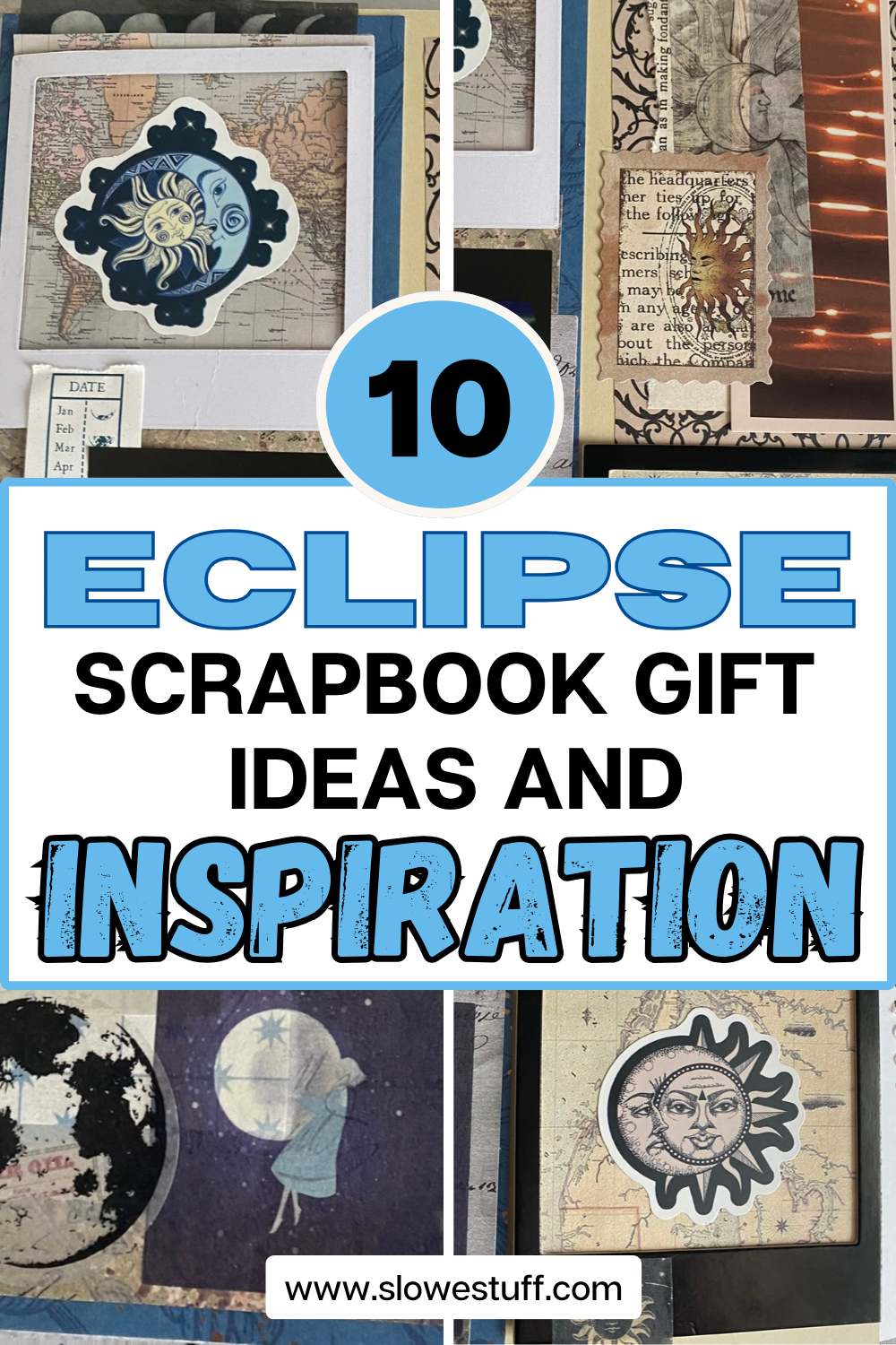 Eclipse Inspired Scrapbook Gift Ideas - The Slowestuff Blog
