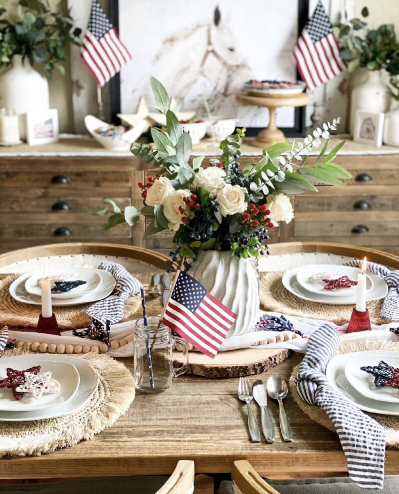 22 Classically Perfect 4th of July Table Decoration Ideas - The ...