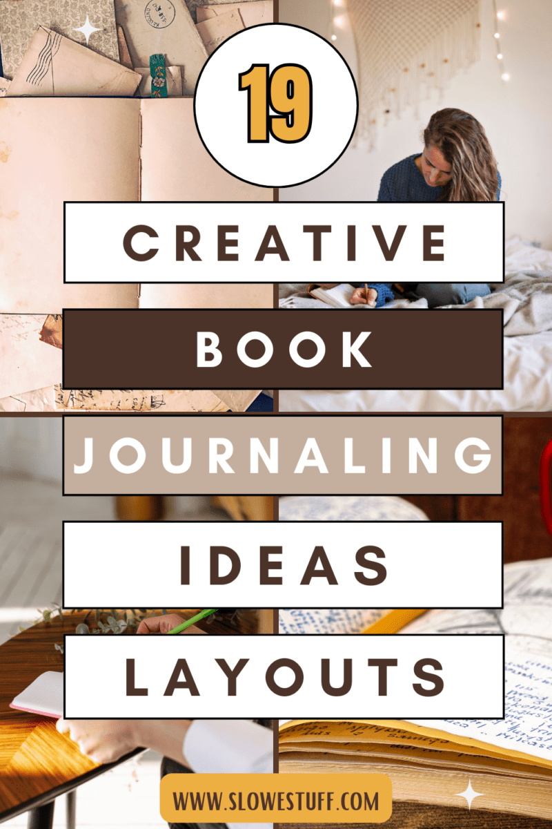 Creative Book Journaling or Scrapbooking Ideas - The Slowestuff Blog