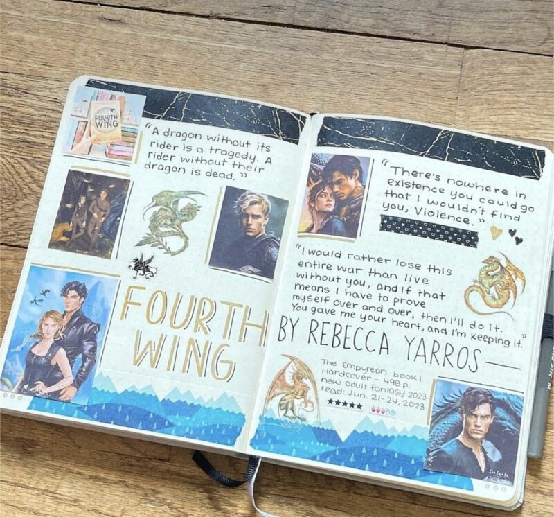 Creative Book Journaling or Scrapbooking Ideas - The Slowestuff Blog