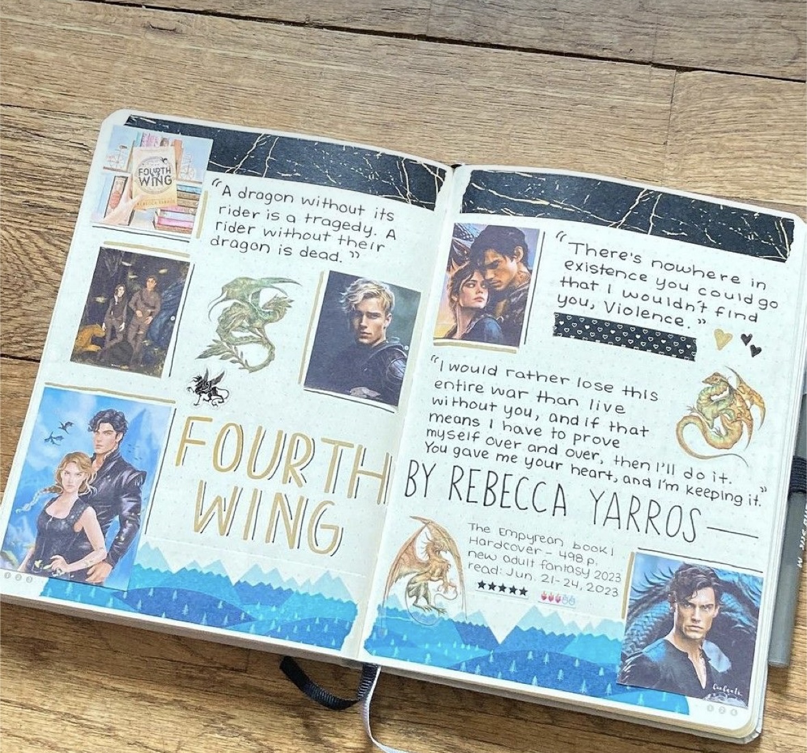 Creative Book Journaling or Scrapbooking Ideas - The Slowestuff Blog