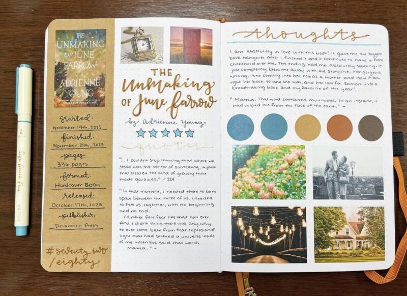 Creative Book Journaling or Scrapbooking Ideas - The Slowestuff Blog