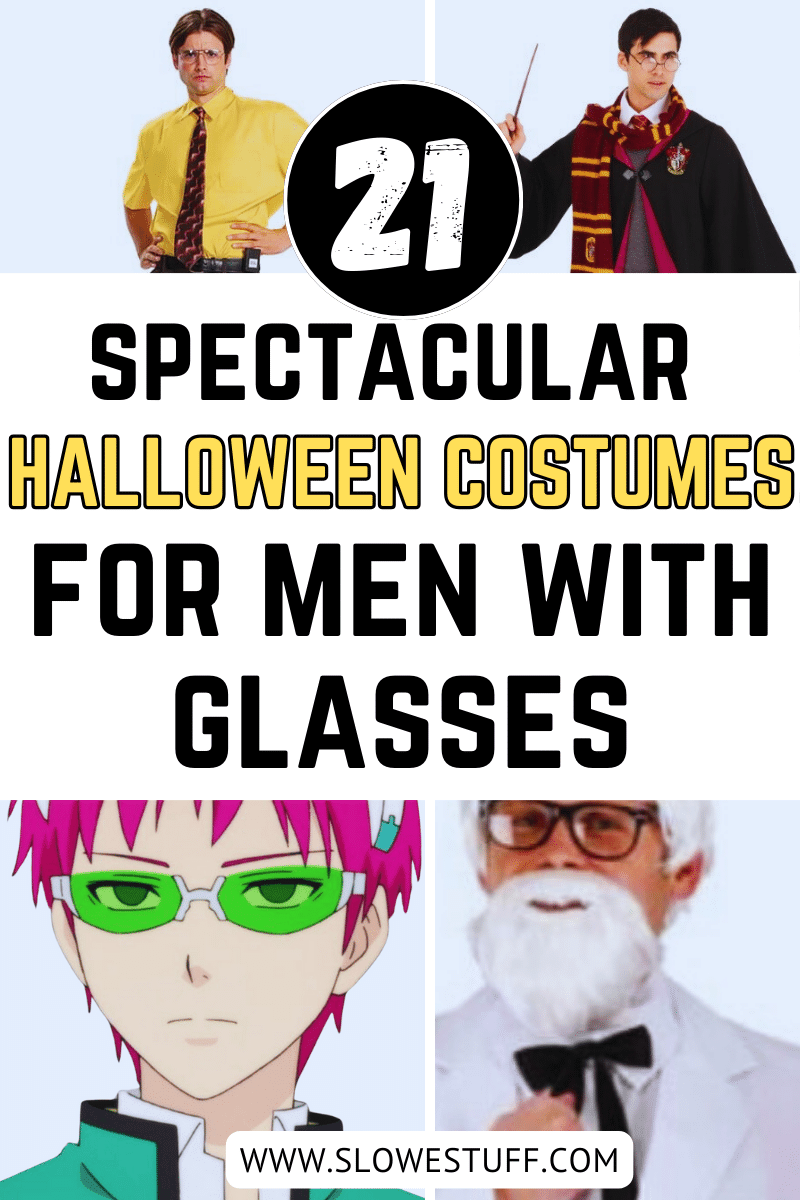 Ultimate Halloween Costume Ideas with Glasses for Men - The Slowestuff Blog