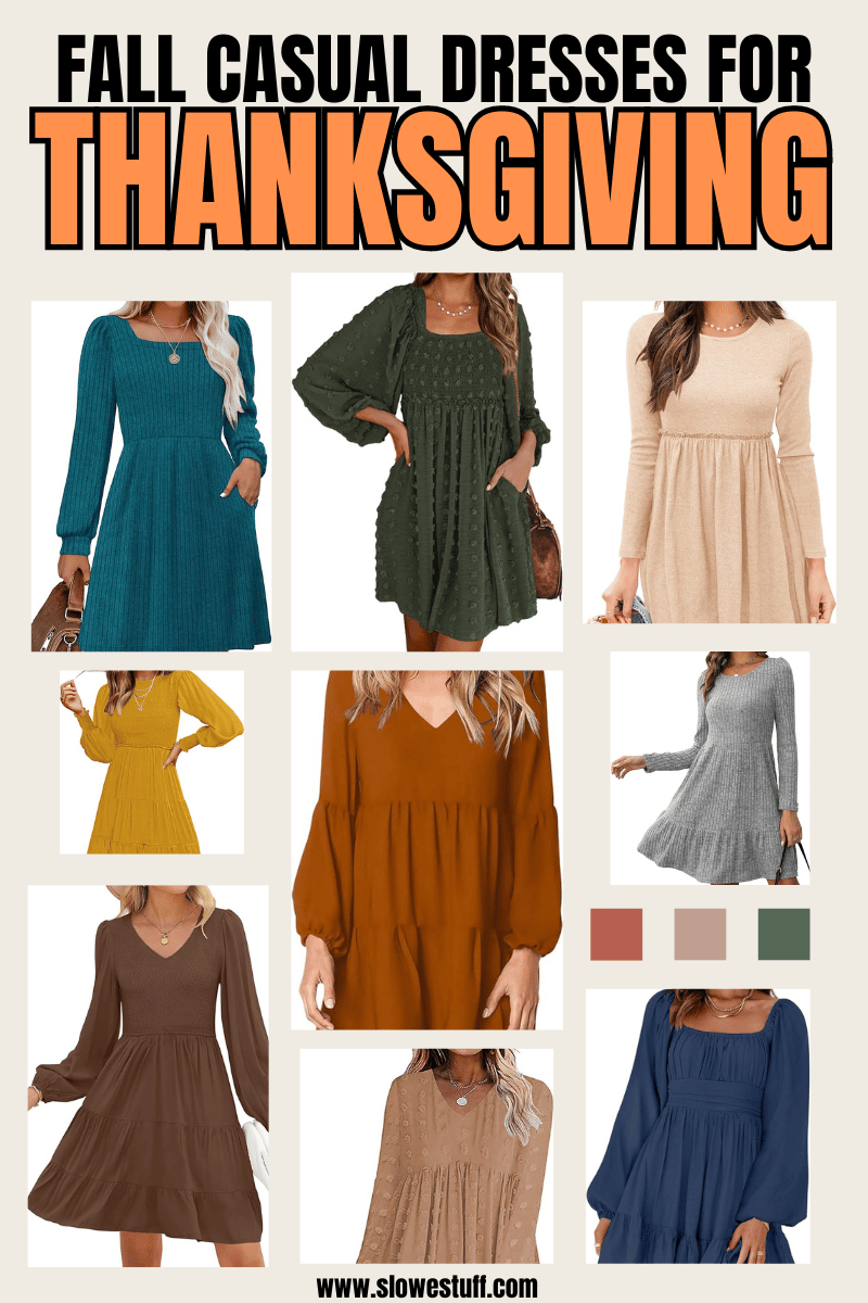Best Colors to Wear For Thanksgiving - Men & Women - The Slowestuff Blog