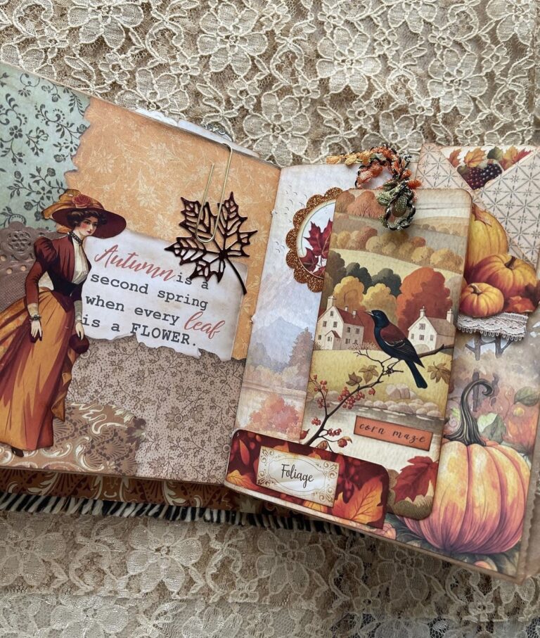 20 Stunning Fall Scrapbook Page Ideas to Inspire - The Slowestuff Blog