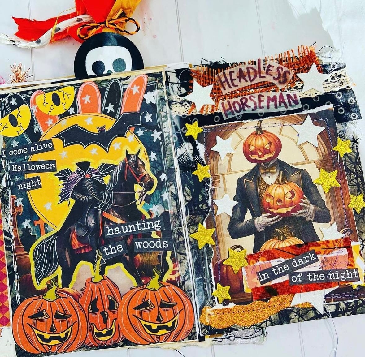 22 Halloween Scrapbooking Titles & Pages To Inspire - The Slowestuff Blog
