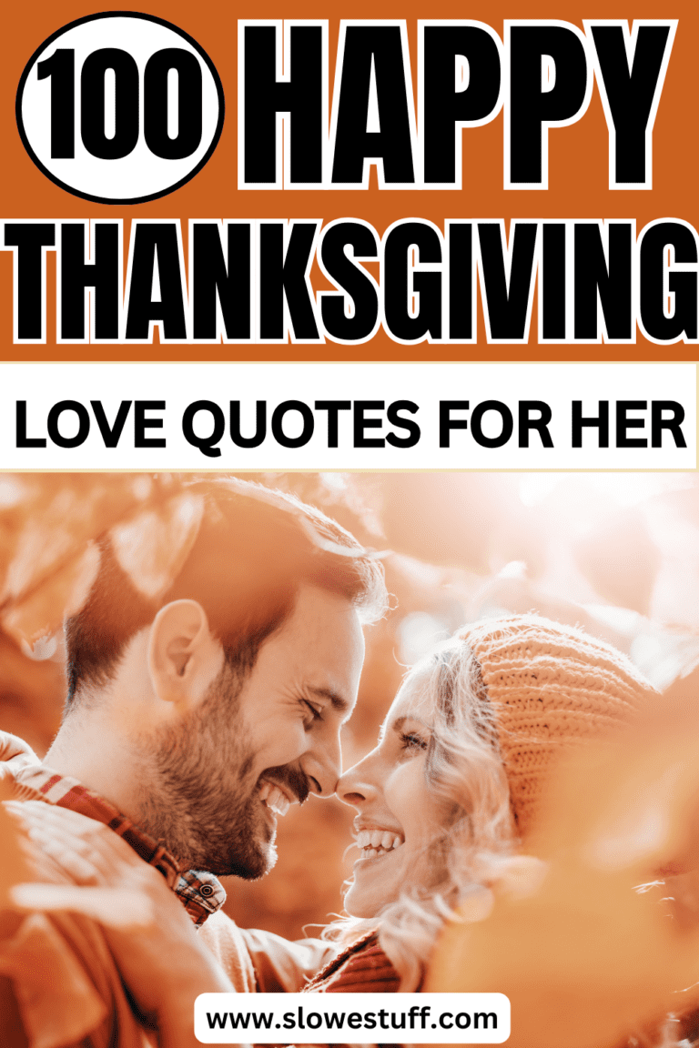 Happy Thanksgiving Love Quotes for Her + Lyrics Too - The Slowestuff Blog