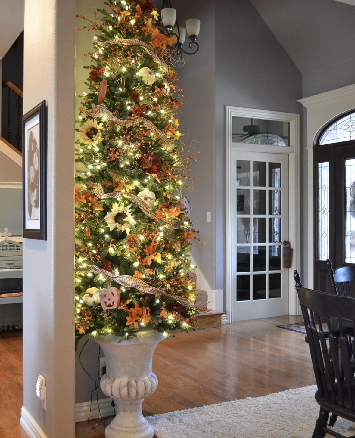 22 Best Fall Christmas Tree Ideas for Thanksgiving Decor - The ...
