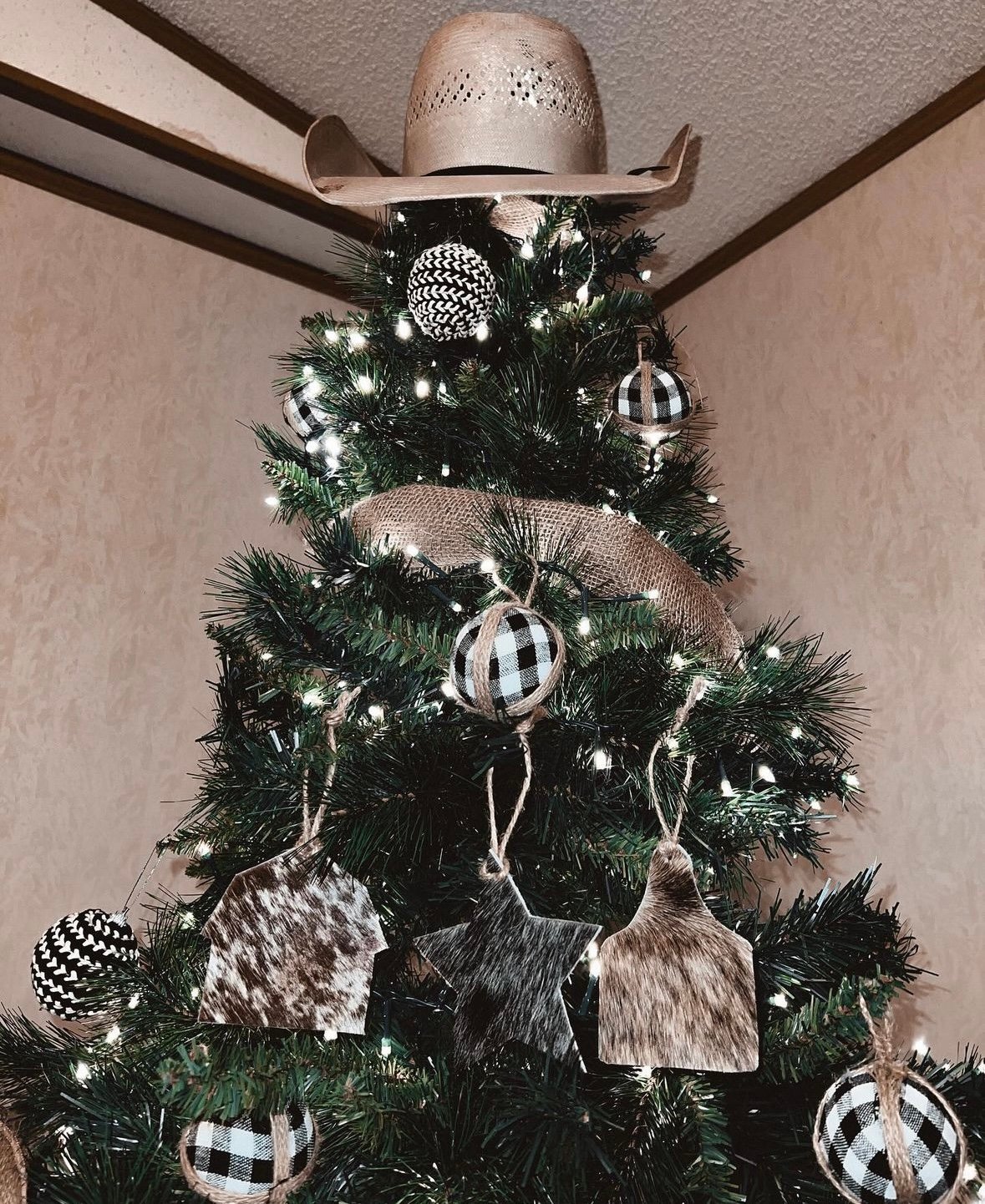 Rustic Country Western Christmas Tree Ideas for the holidays - The ...