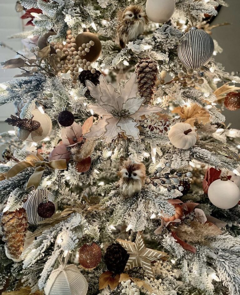 22 Best Fall Christmas Tree Ideas for Thanksgiving Decor - The ...