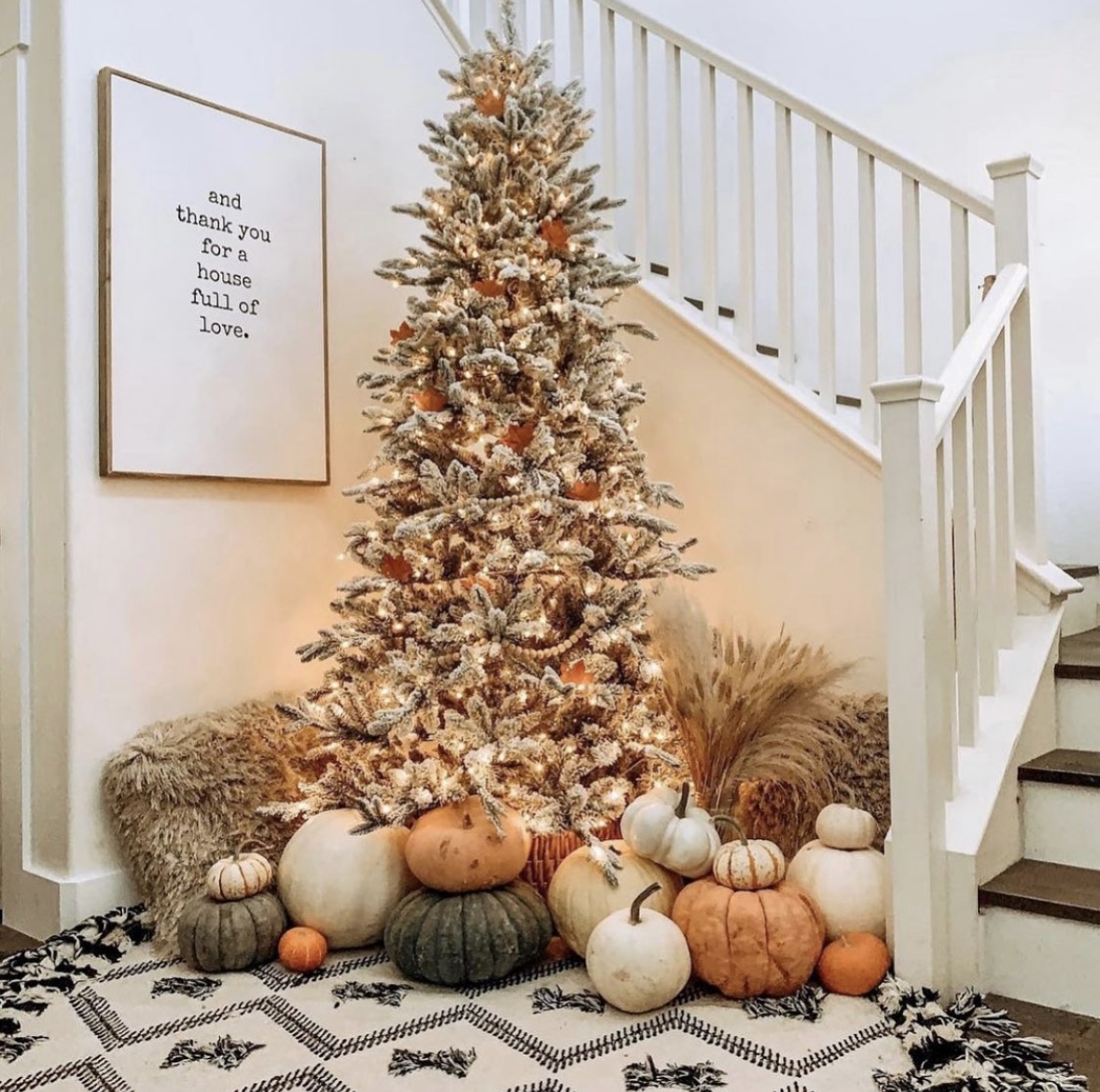 22 Best Fall Christmas Tree Ideas for Thanksgiving Decor - The ...