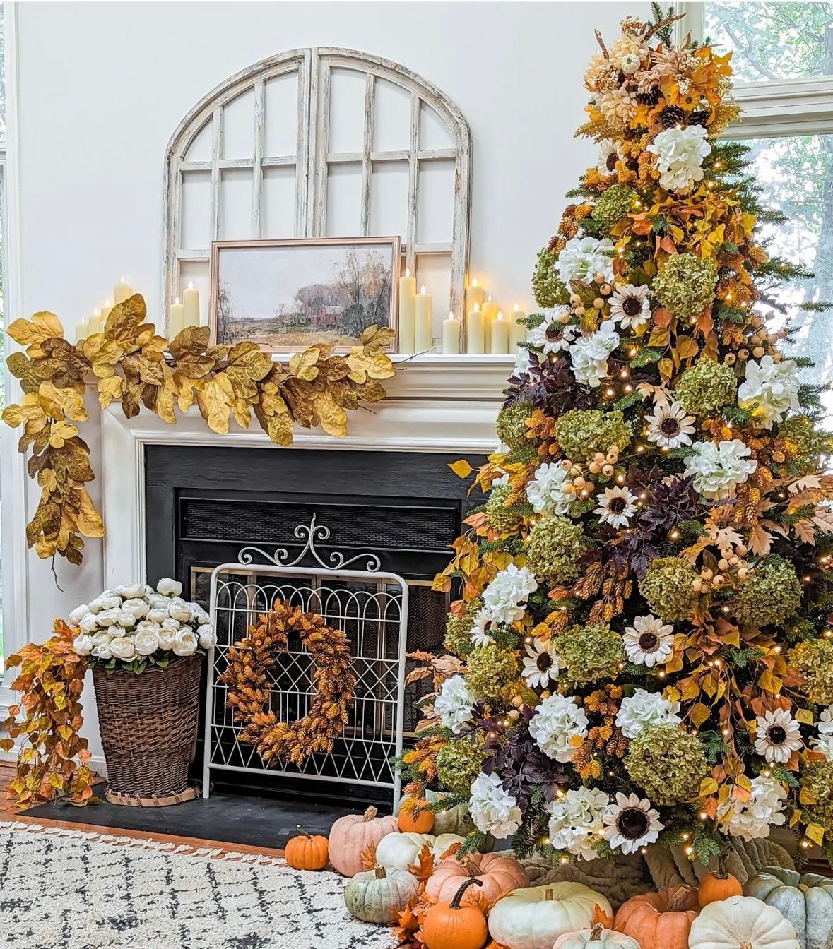 22 Best Fall Christmas Tree Ideas for Thanksgiving Decor - The ...
