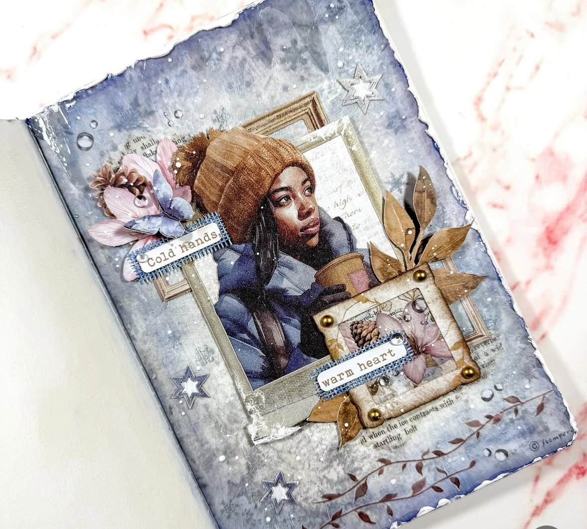 25 Snowy Scrapbook Ideas for Winter Hobby Scrapbooking - The Slowestuff ...