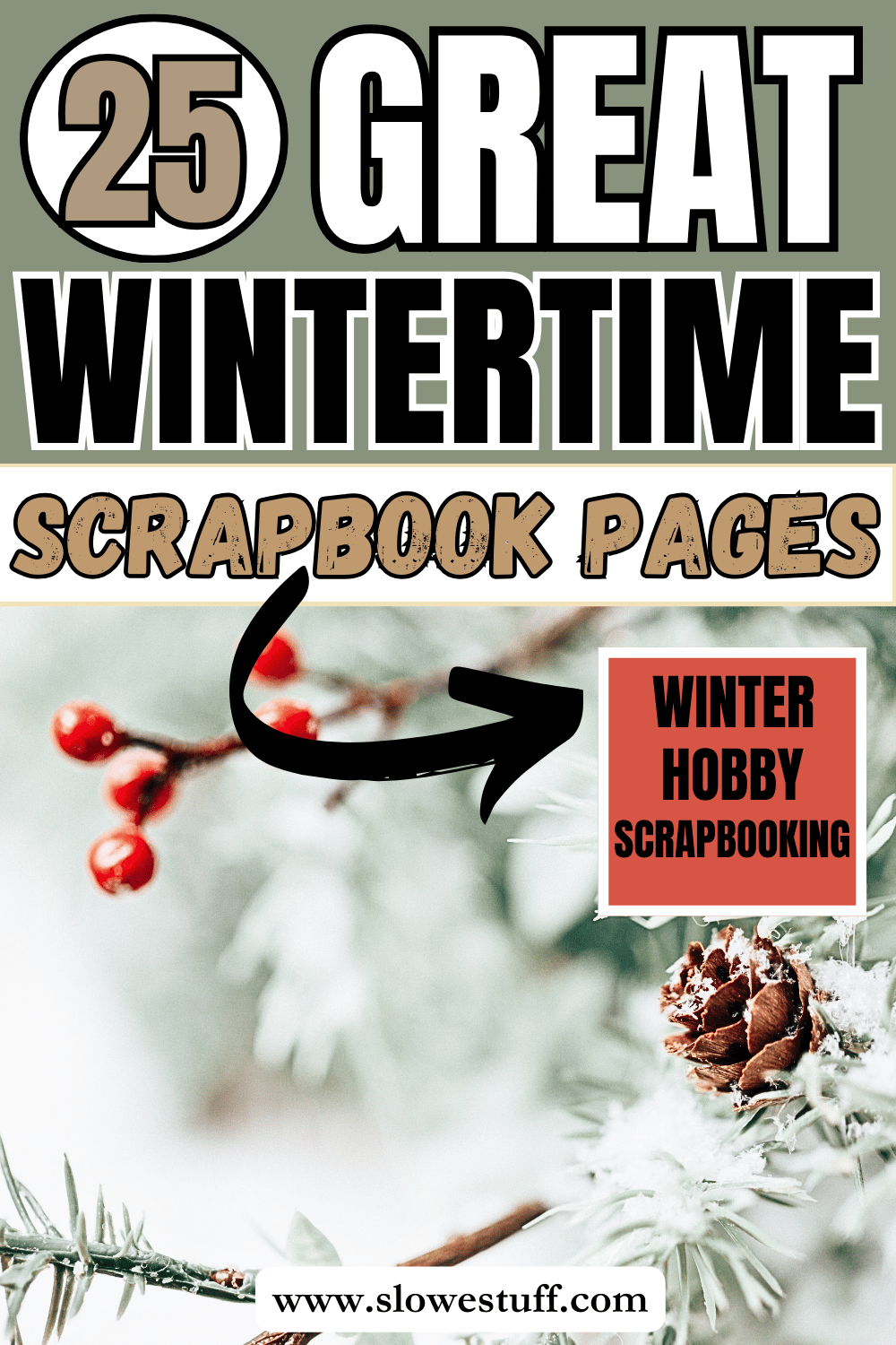 25 Snowy Scrapbook Ideas for Winter Hobby Scrapbooking - The Slowestuff ...