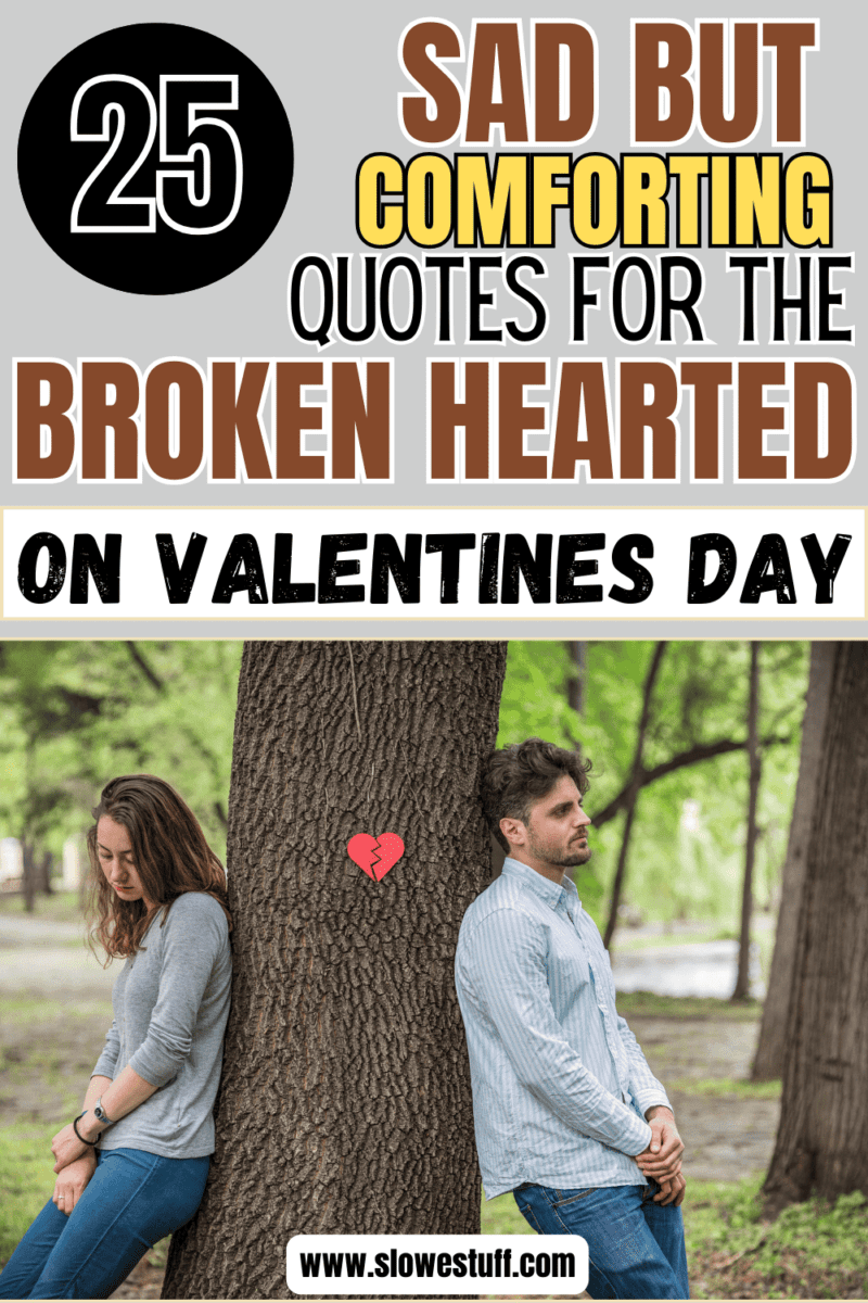25 Broken Heart Sad Valentines Day Quotes & Messages - The Slowestuff Blog