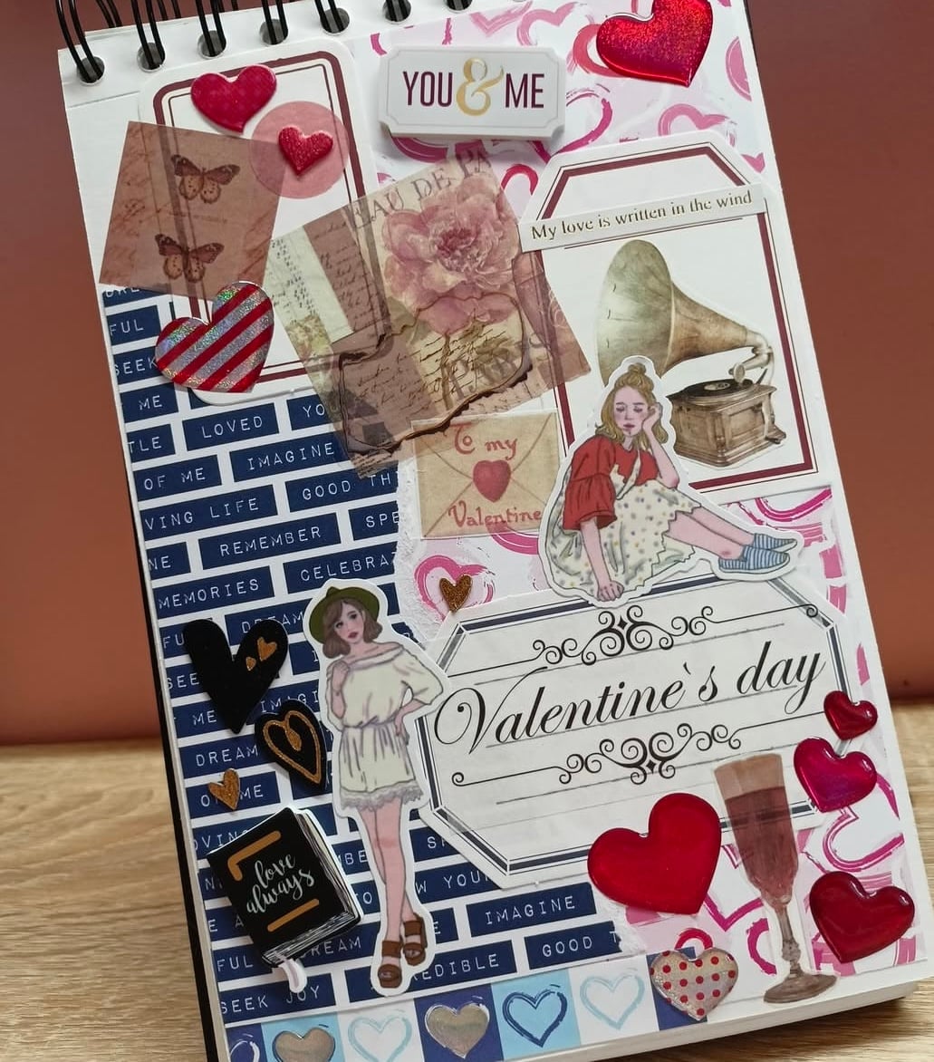 26 Valentines Day Scrapbooking & Junk Journal Page Inspiration - The ...