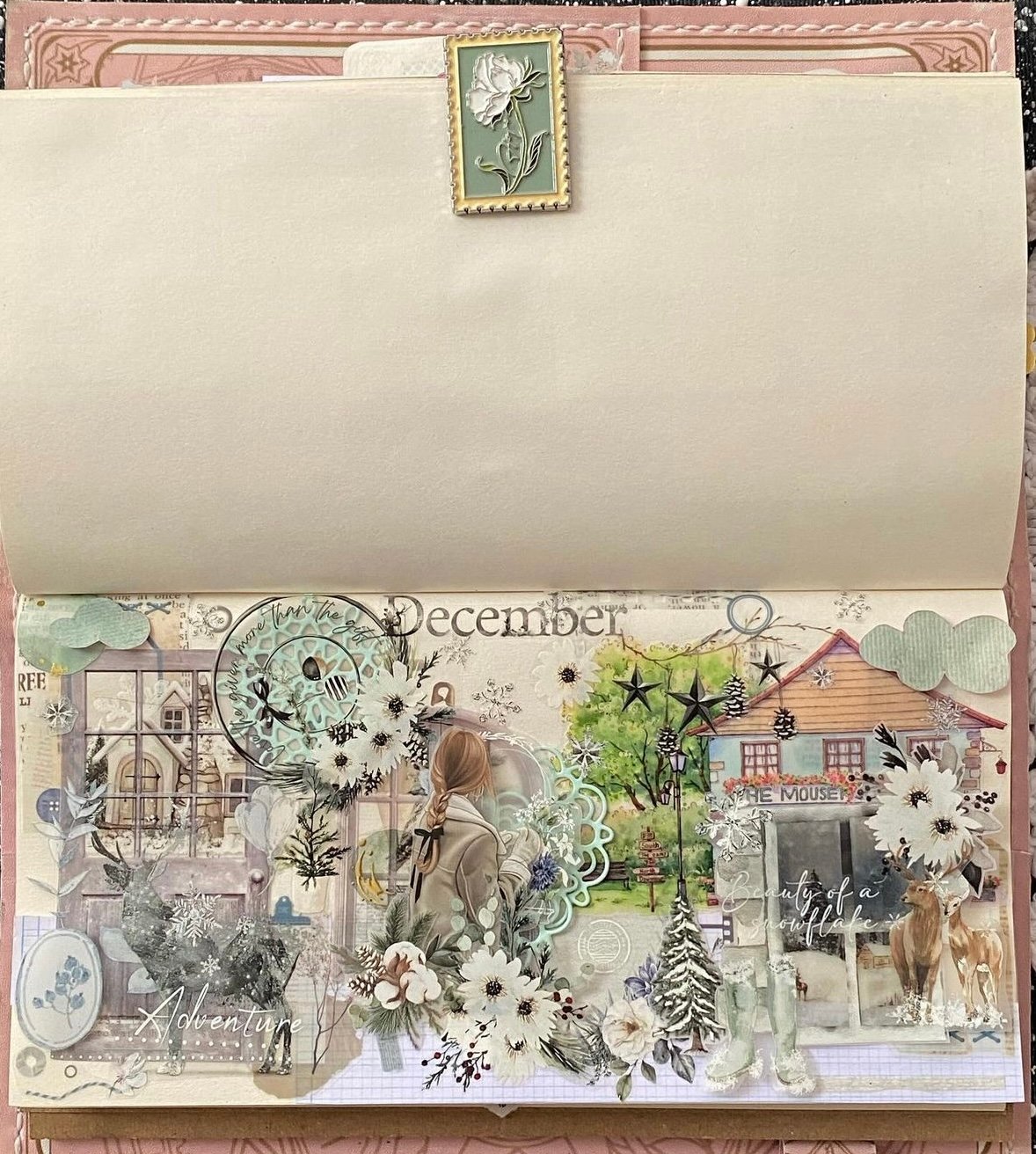 25 Snowy Scrapbook Ideas for Winter Hobby Scrapbooking - The Slowestuff ...