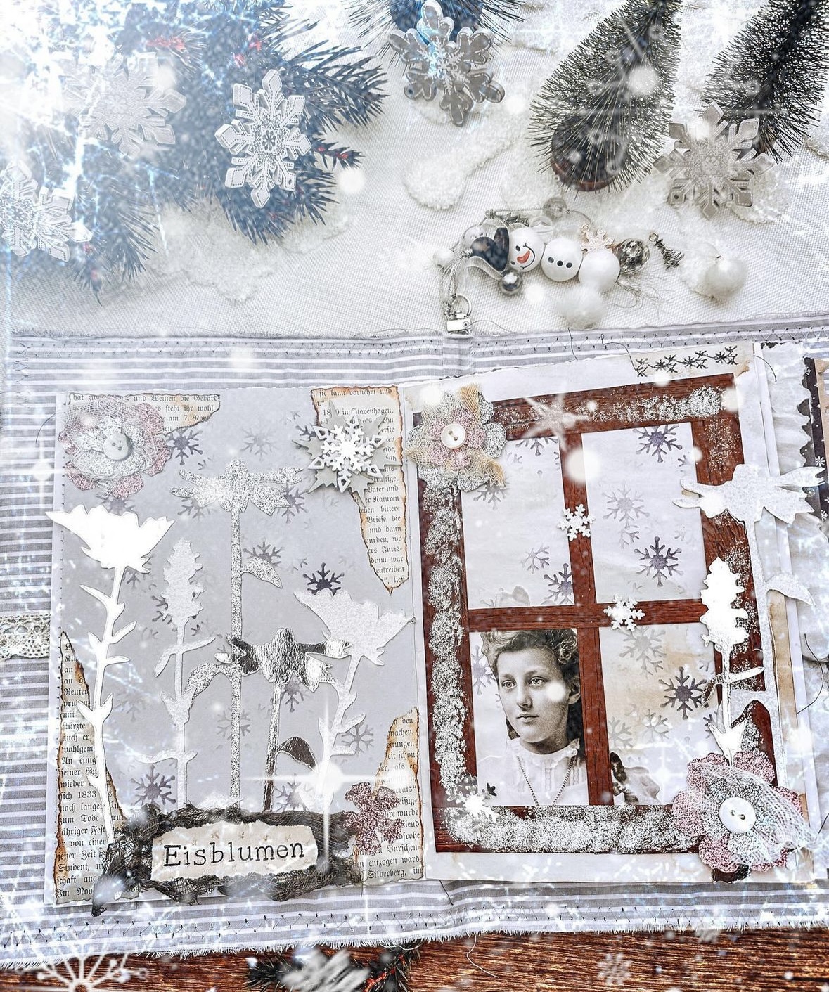 25 Snowy Scrapbook Ideas for Winter Hobby Scrapbooking - The Slowestuff ...