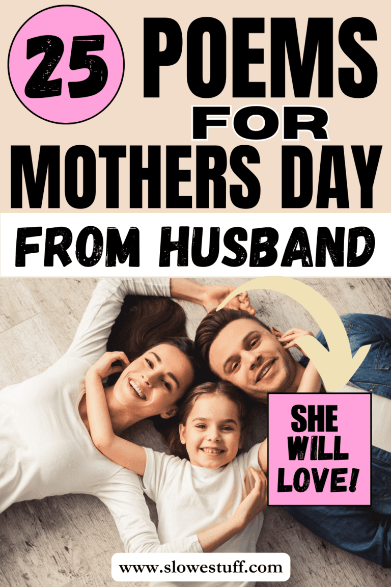 25 Best Mothers Day Poems from Husband That Wives Will Love - The ...