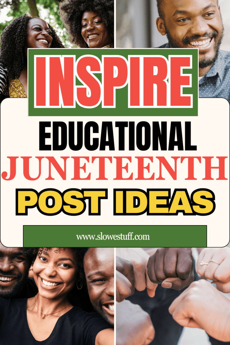 Educational Juneteenth Post Ideas to Teach & Inspire - The Slowestuff Blog