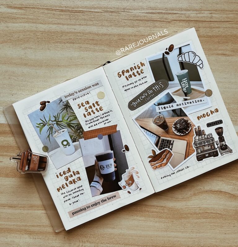 25 Coffee Scrapbook Page Ideas for Every Coffee Lover - The Slowestuff Blog