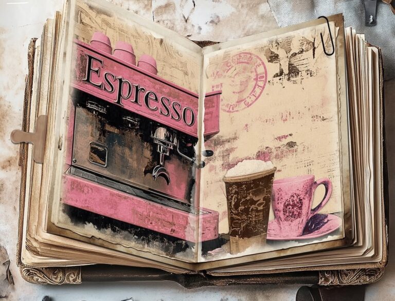 27 Delicious Coffee Theme Scrapbook Pages & Journal Ideas - The ...