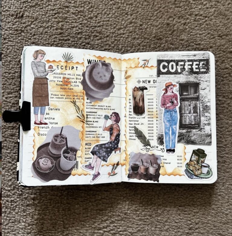 27 Delicious Coffee Theme Scrapbook Pages & Journal Ideas - The ...