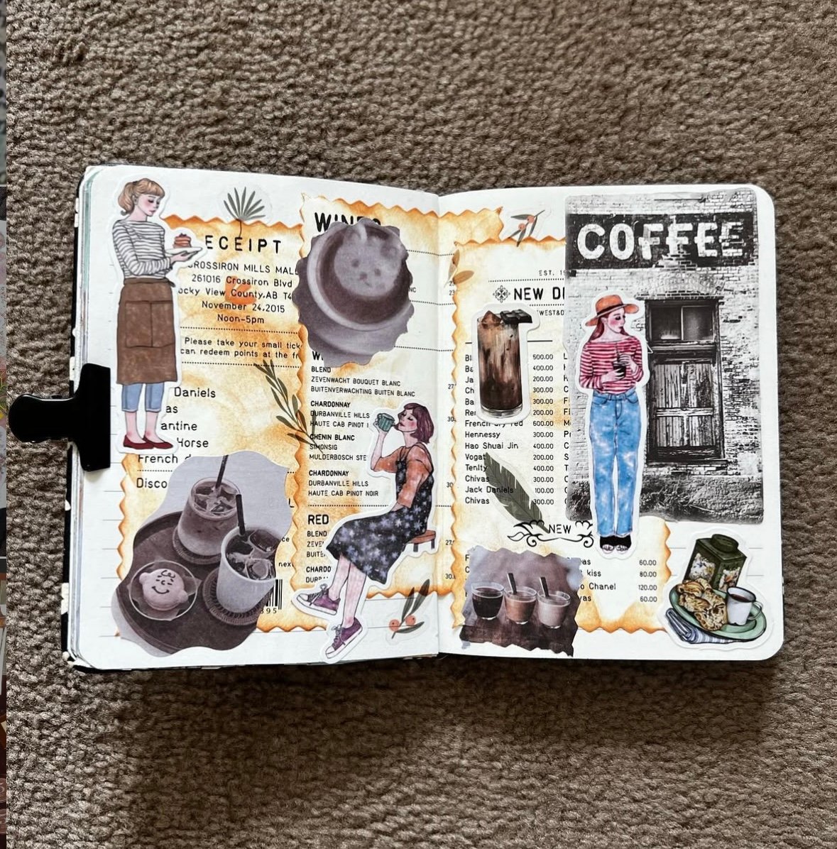 27 Delicious Coffee Theme Scrapbook Pages & Journal Ideas - The ...