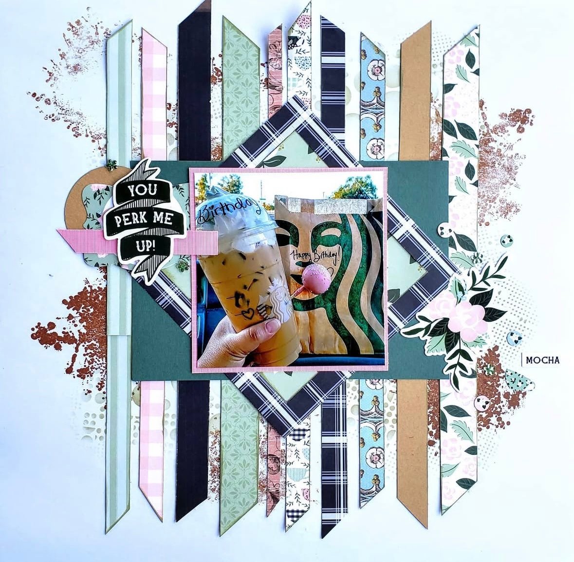 27 Delicious Coffee Theme Scrapbook Pages & Journal Ideas - The ...