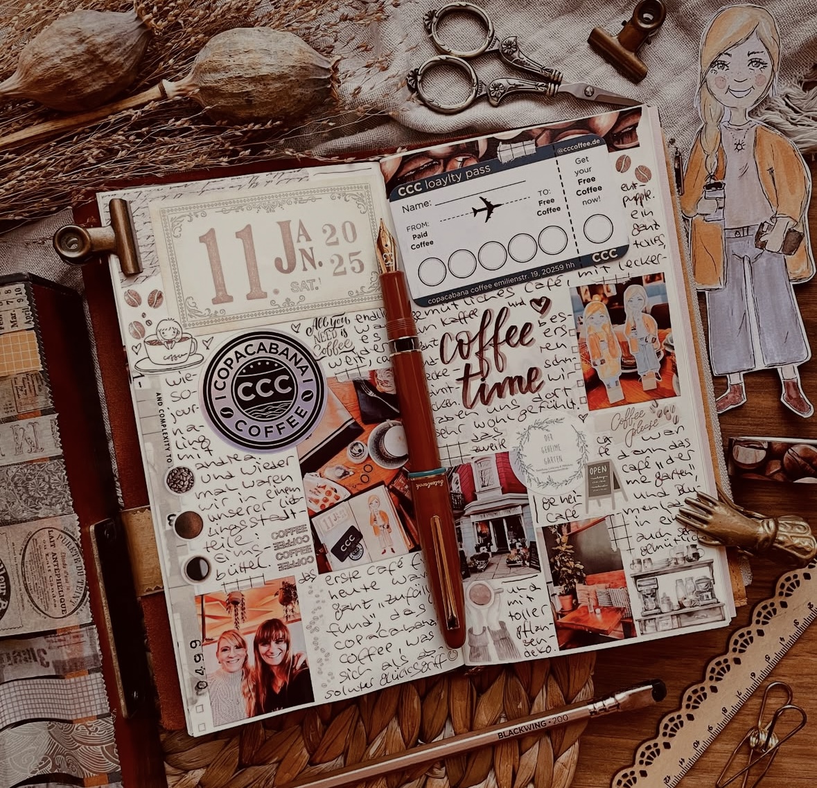 27 Delicious Coffee Theme Scrapbook Pages & Journal Ideas - The ...