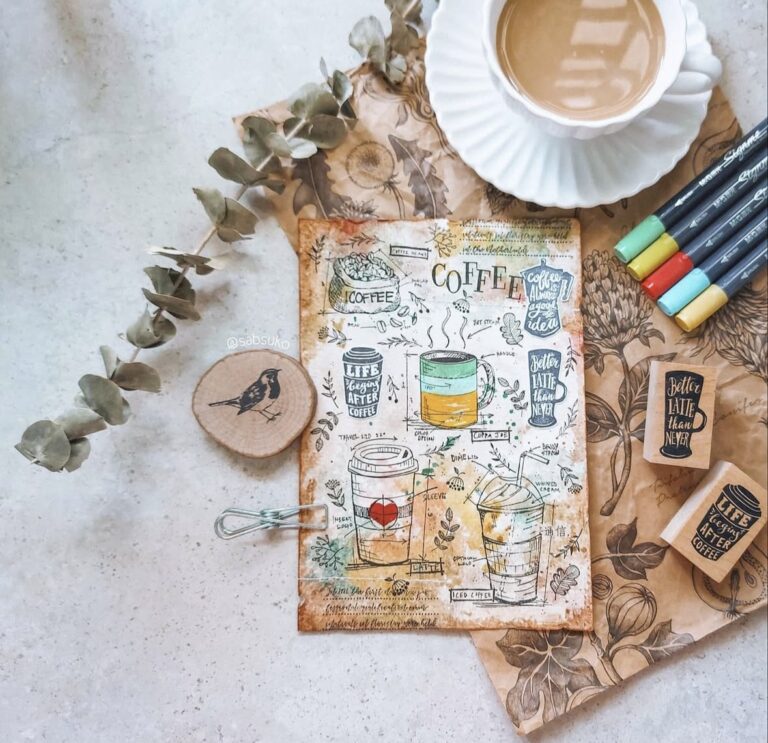 25 Coffee Scrapbook Page Ideas for Every Coffee Lover - The Slowestuff Blog