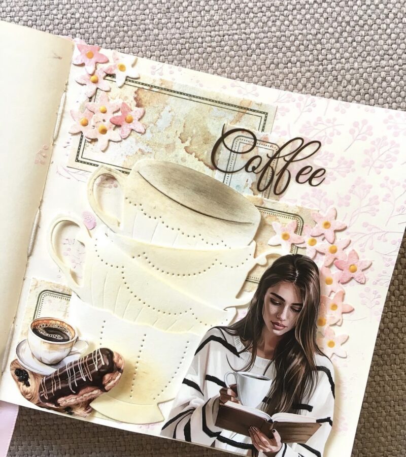 27 Delicious Coffee Theme Scrapbook Pages & Journal Ideas - The ...