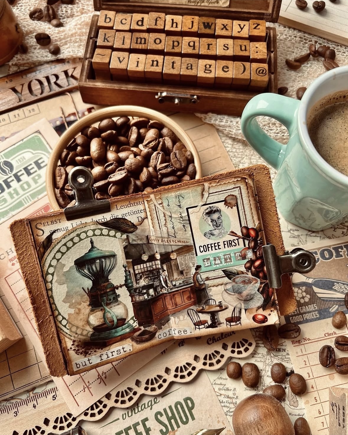 25 Coffee Scrapbook Page Ideas for Every Coffee Lover - The Slowestuff Blog