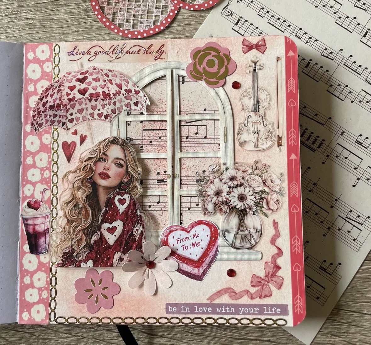 25 Romantic Valentines Day & Love Scrapbook Ideas - The Slowestuff Blog