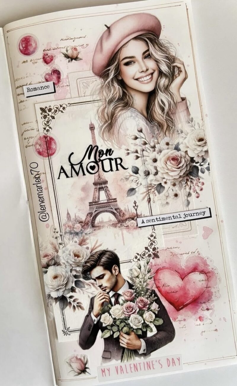 25 Romantic Valentines Day & Love Scrapbook Ideas - The Slowestuff Blog
