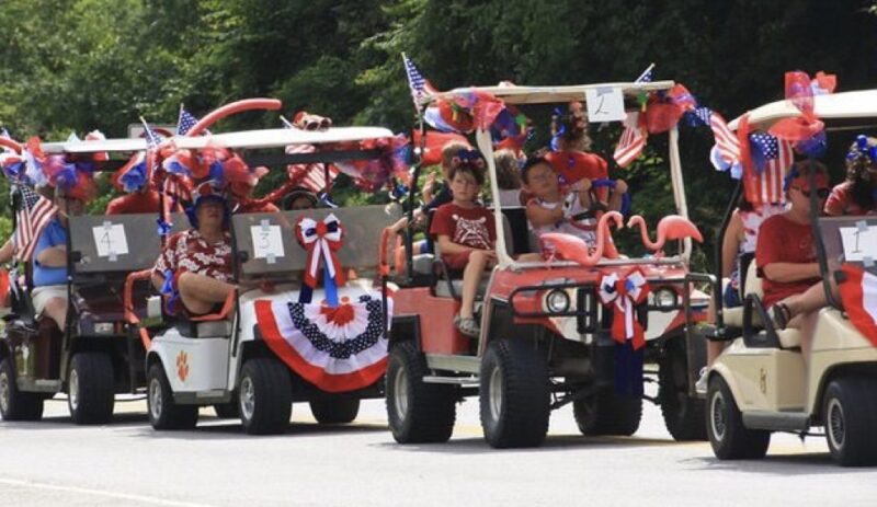 35 Wild Red White & Blue 4th of July Golf Cart Parade Ideas - The ...