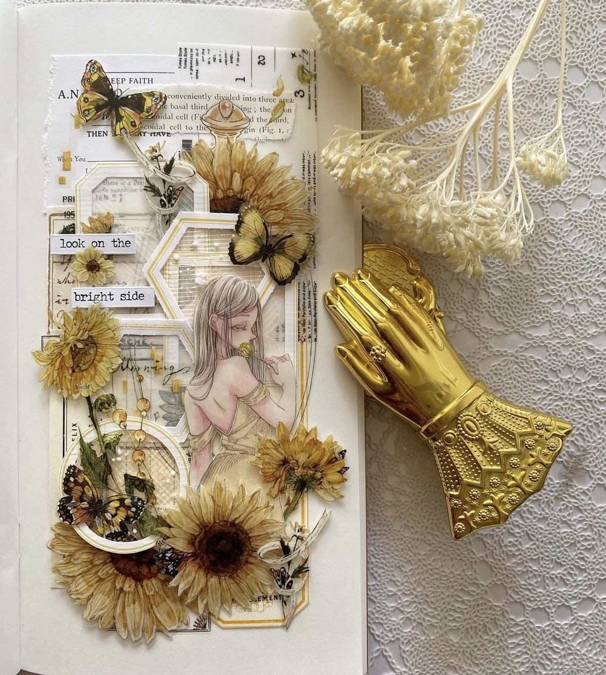 25 Sunny Yellow Scrapbook Ideas & Junk Journal Layouts - The Slowestuff ...