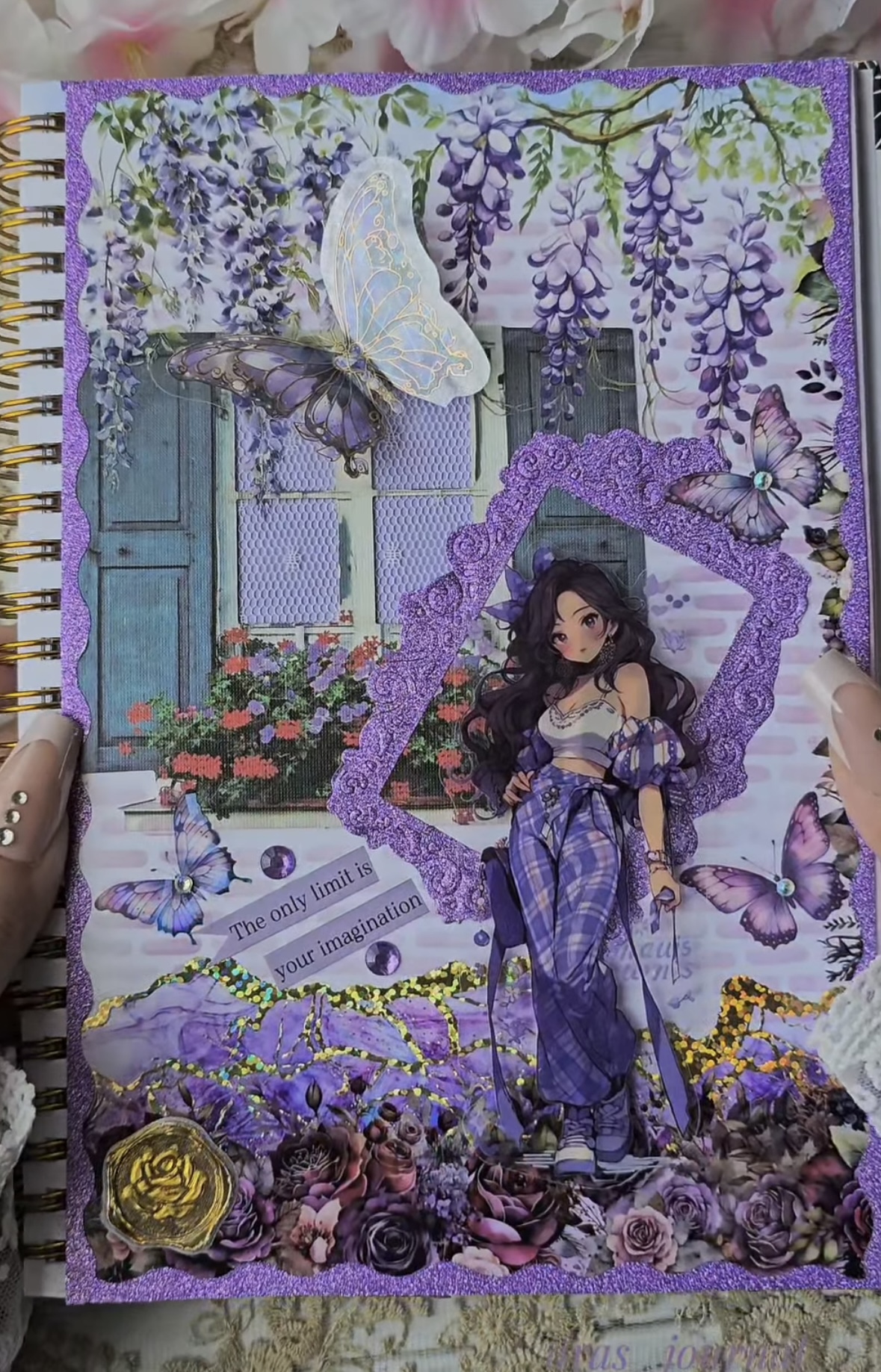 25 Magical Purple Scrapbook Ideas & Junk Journal Layouts - The ...