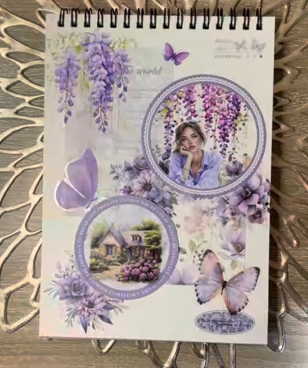 25 Magical Purple Scrapbook Ideas & Junk Journal Layouts - The ...