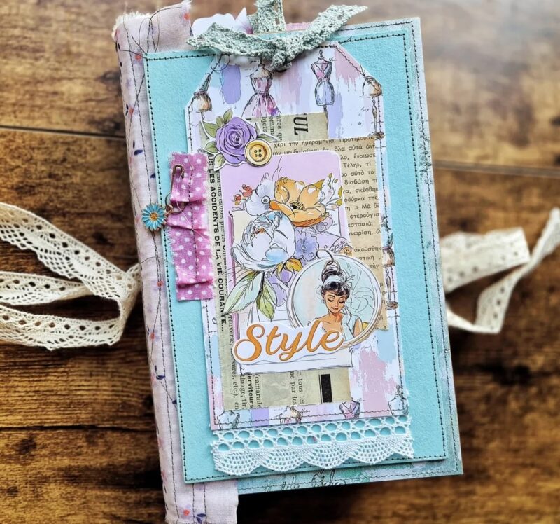 25 Serene Blue Scrapbook Ideas & Junk Journal Pages - The Slowestuff Blog