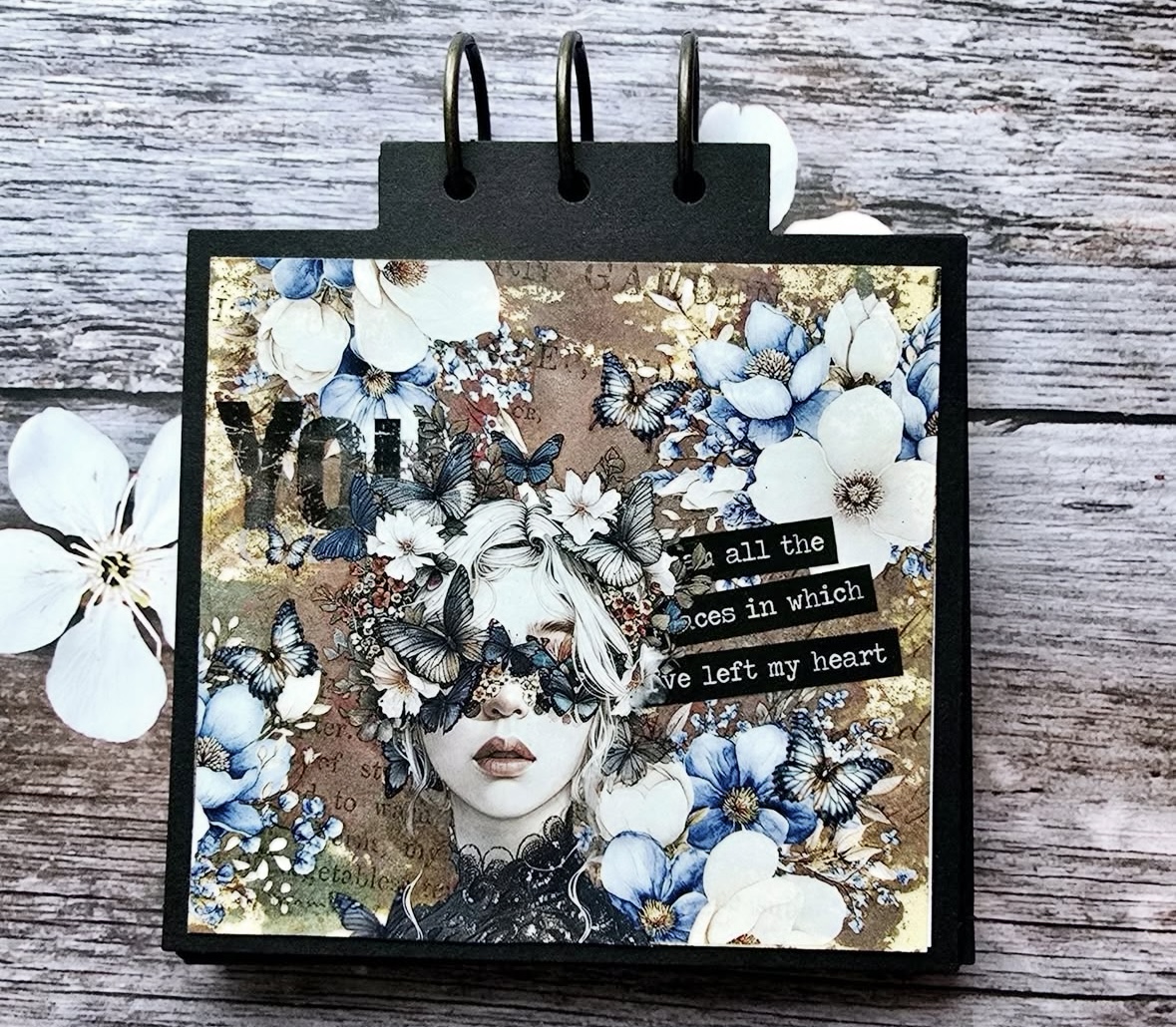 25 Serene Blue Scrapbook Ideas & Junk Journal Pages - The Slowestuff Blog