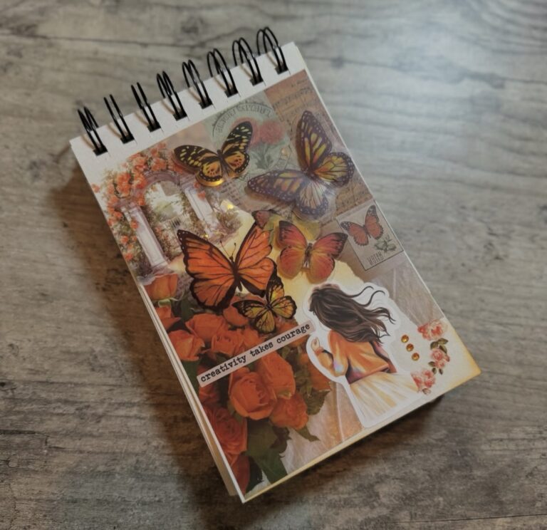 25 Bold Orange Scrapbook Ideas & Junk Journal Layouts - The Slowestuff Blog