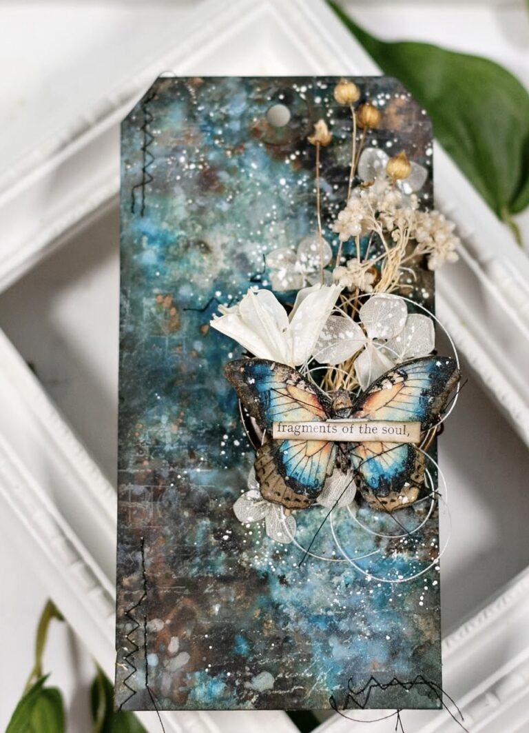 25 Serene Blue Scrapbook Ideas & Junk Journal Pages - The Slowestuff Blog