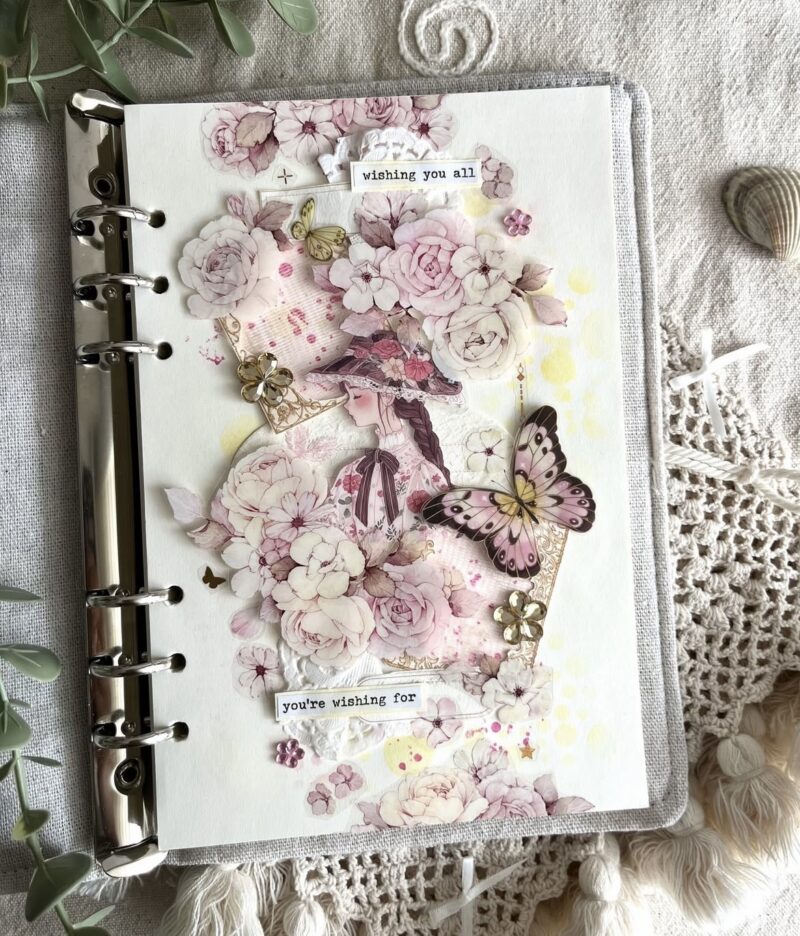 25 Dreamy Pink Scrapbook Ideas & Junk Journal Layouts - The Slowestuff Blog