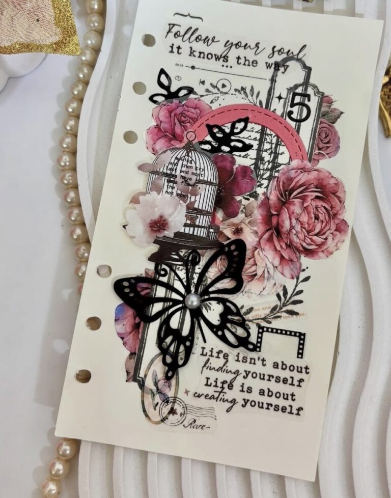 25 Dreamy Pink Scrapbook Ideas & Junk Journal Layouts - The Slowestuff Blog