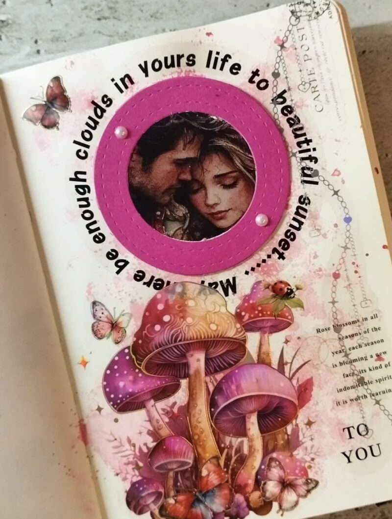 25 Dreamy Pink Scrapbook Ideas & Junk Journal Layouts - The Slowestuff Blog