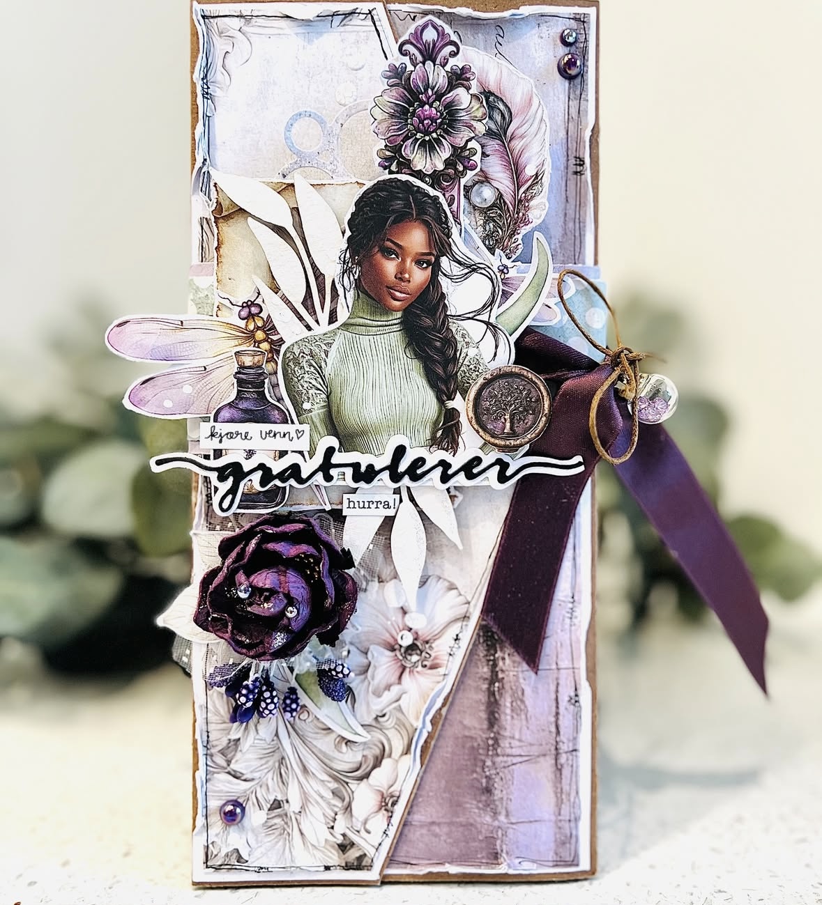 25 Magical Purple Scrapbook Ideas & Junk Journal Layouts - The ...